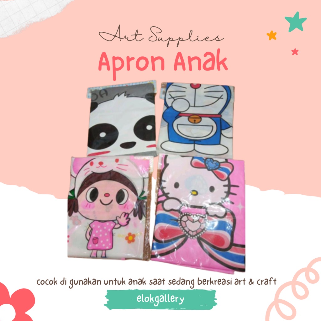 Jual Celemek Anak Apron Anak Melukis | Shopee Indonesia