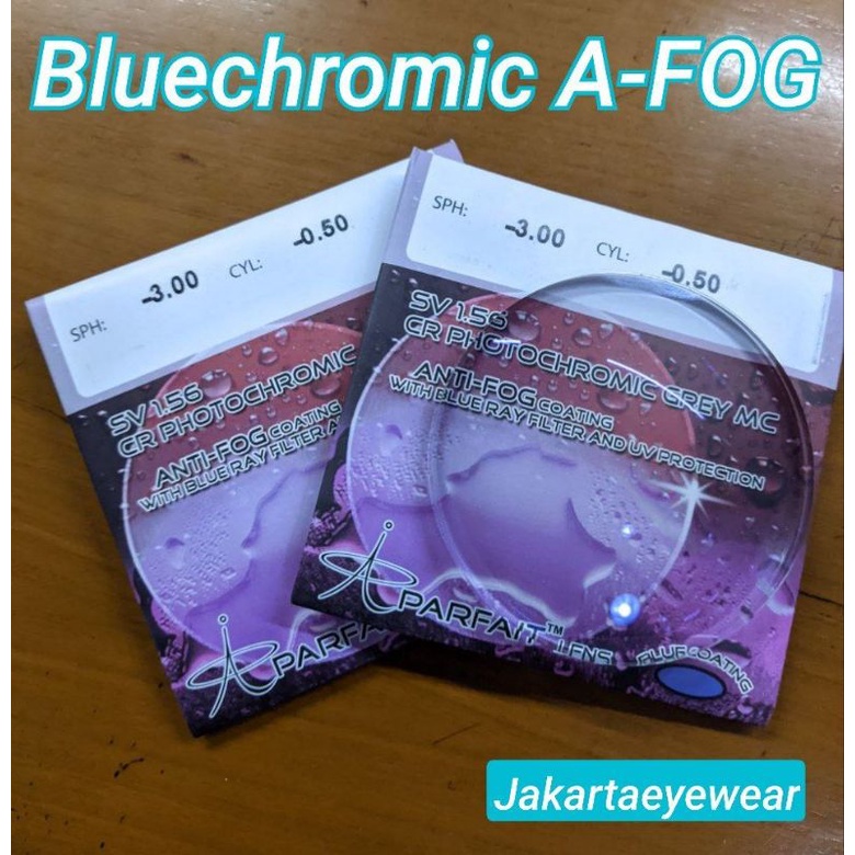 Jual Lensa Parfait Perfect Lens Bluechromic - Bluechromic Anti Fog ...