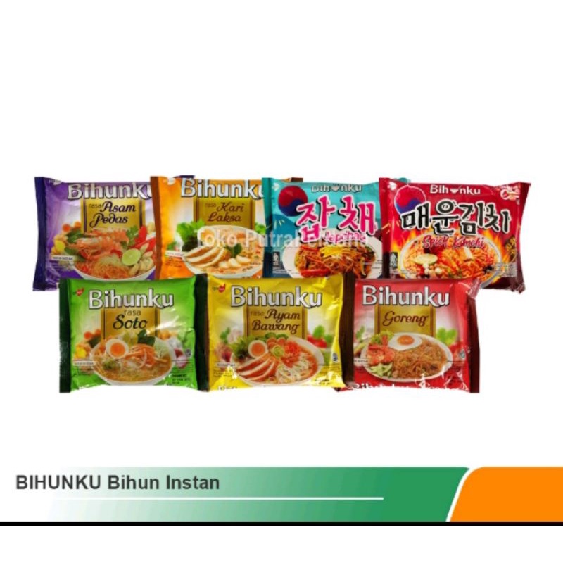 Jual Bihunku instan mix 5 varian 55gr @5 pcs | Shopee Indonesia