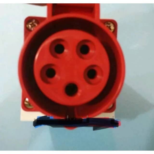Jual Stop Kontak Industri Surface Mounting 5K 5 Kaki 5 Pin 32A Wall ...