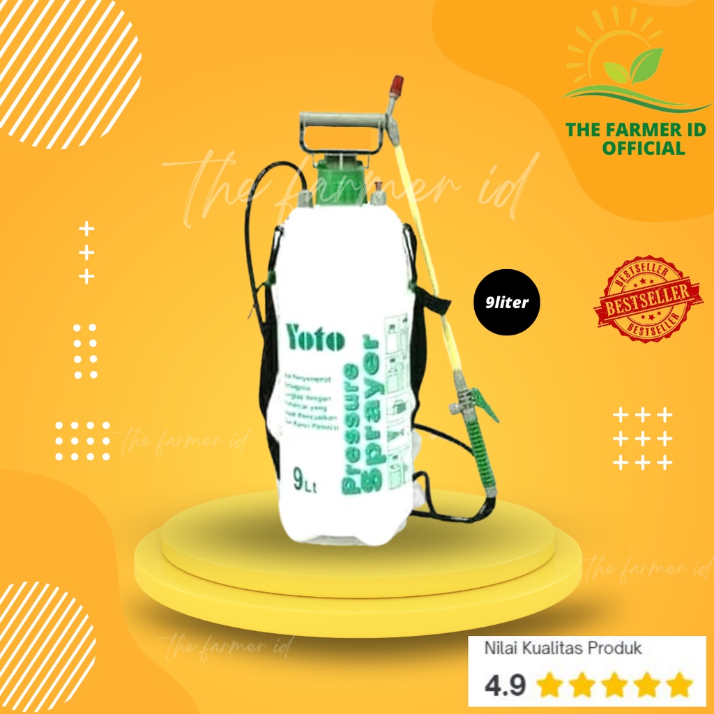 Jual YOTO 9 Liter Pompa Sprayer Penyemprot Tanaman Dan Alat semprot ...