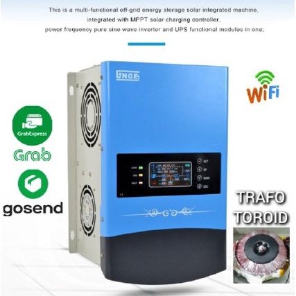 Jual Inverter hybrid solar JNGE 5000W 48V MPPT 100A, WiFi ready, low ...