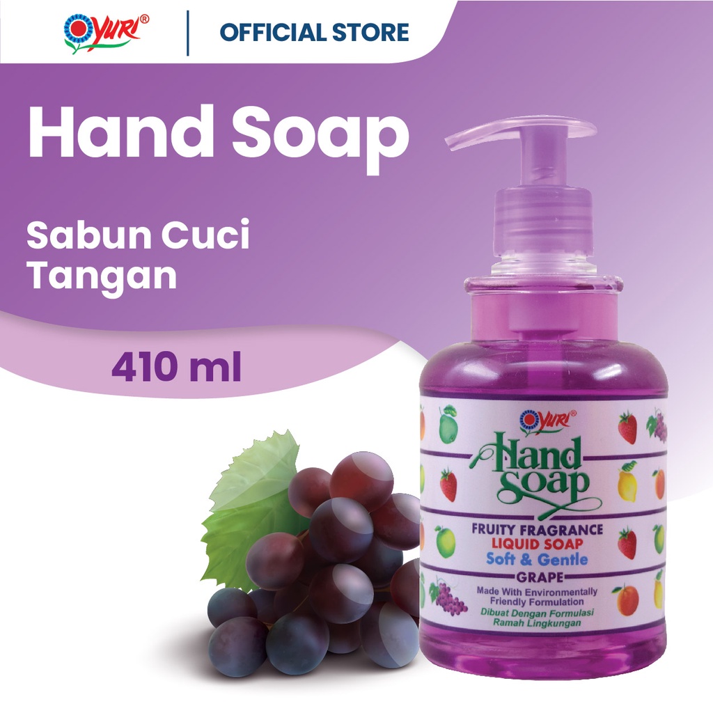 Jual Yuri Hand Soap Sabun Cuci Tangan 410 Ml | Shopee Indonesia