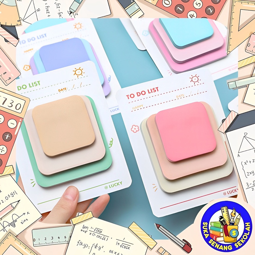 Jual Sticky Note Memo Tempel Aesthetic 3 Set 90 Lbr AT0112 | Shopee ...