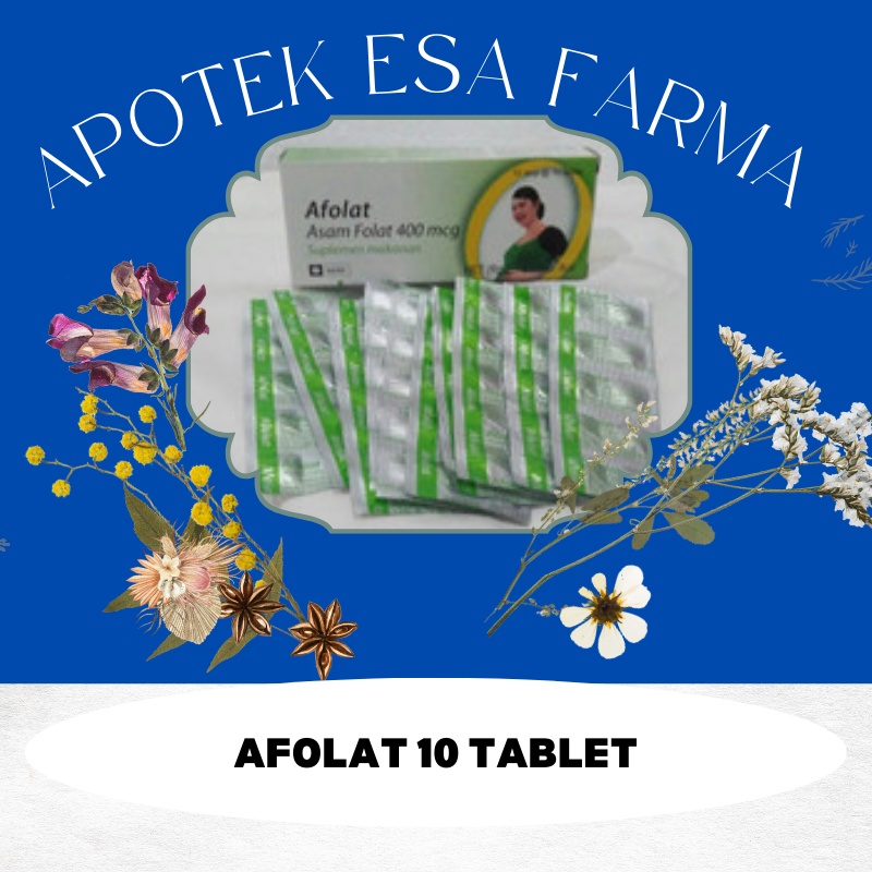 Jual AFOLAT PROMIL ASAM FOLAT 400 Mcg per STRIPS | Shopee Indonesia