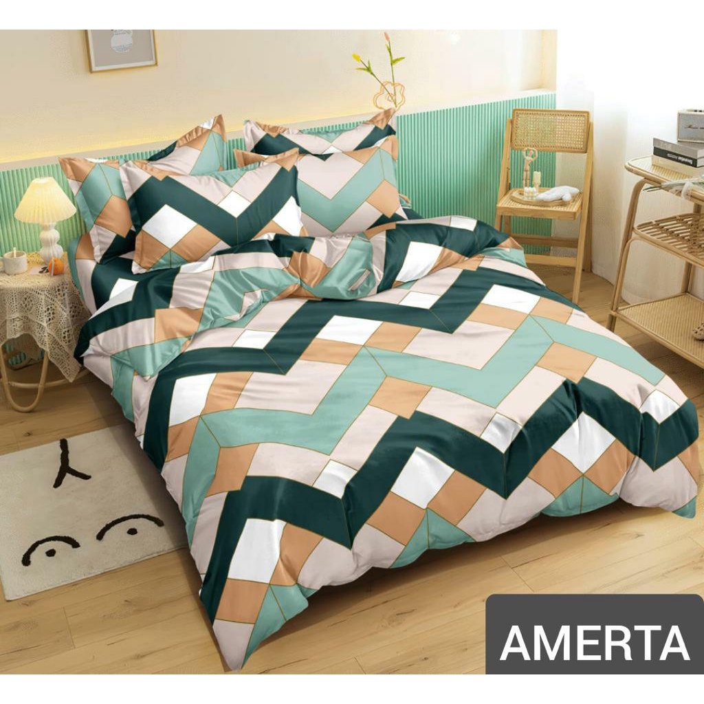 Jual SPREI MOTIF AMERTA AESTHETIC / SPREI AESTHETIC KOREA STYLE MOTIF ...
