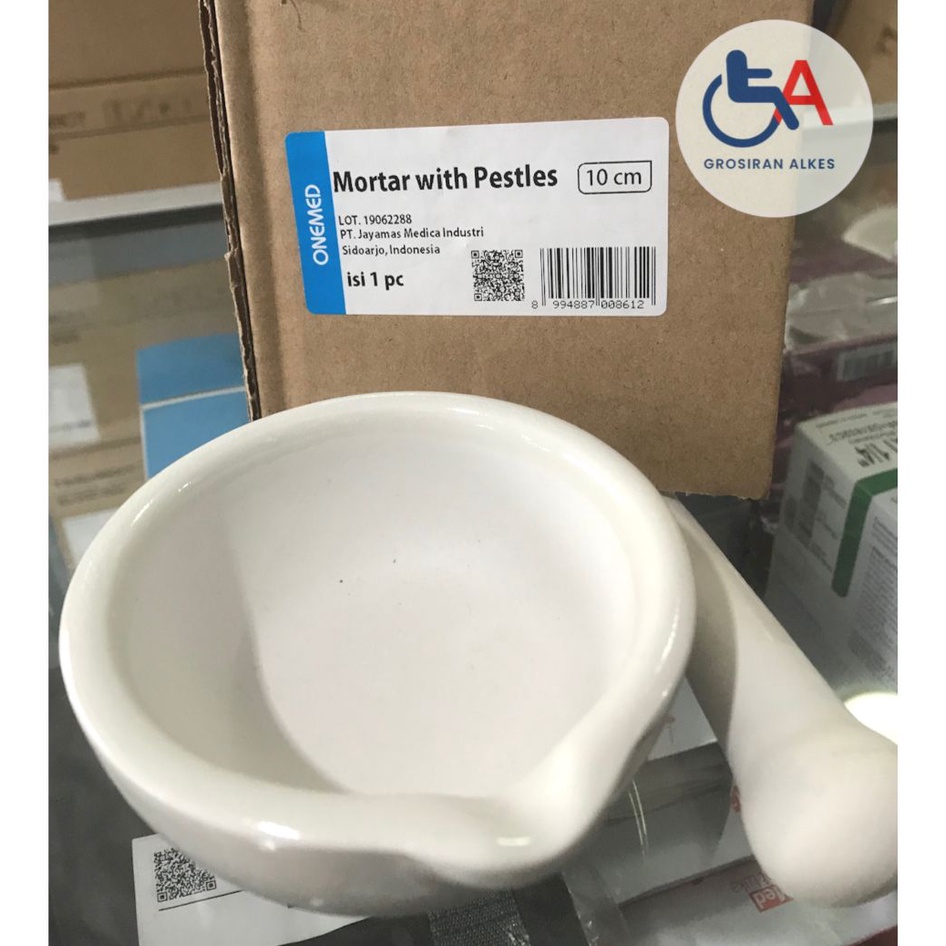 Jual Mortar Pestle Lumpang Alat Penumbuk Obat Mortir Diameter 10cm ...