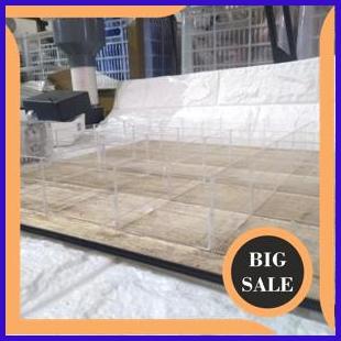 Jual perkakas rak komponen akrilik rak komponen ukuran 30x30x4cm 25 rak ...