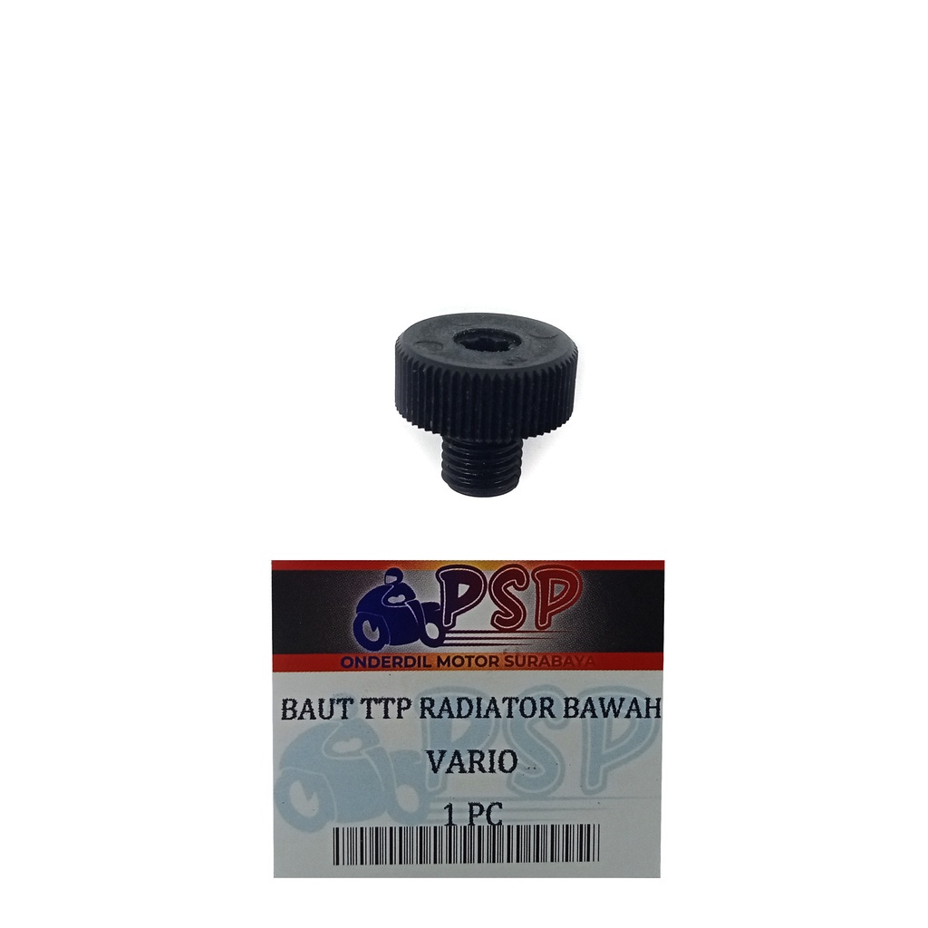 Jual Baut Tutup Radiator Bawah Vario - Baut Buangan Pembuangan Air ...