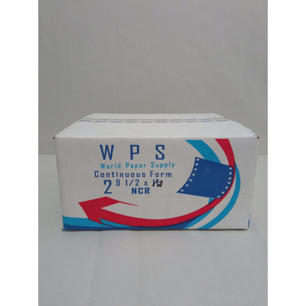 Jual WPS Continuouss Form 9 1/2 X 11 2 Ply [ K2/2 WPS ] NCR | Shopee ...