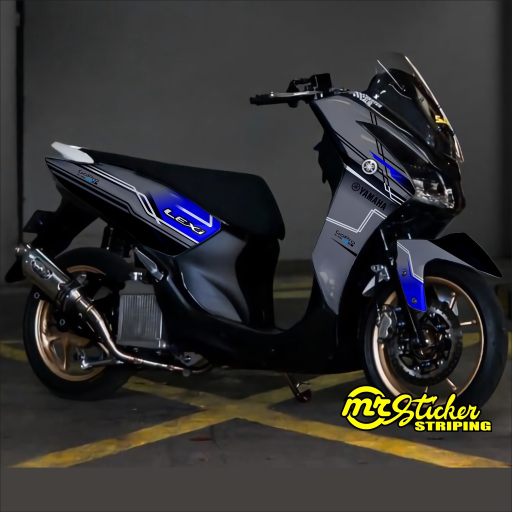 Jual Decal Sticker Lexi Fullbody-Dekal stiker yamaha lexi- GP line (DC ...