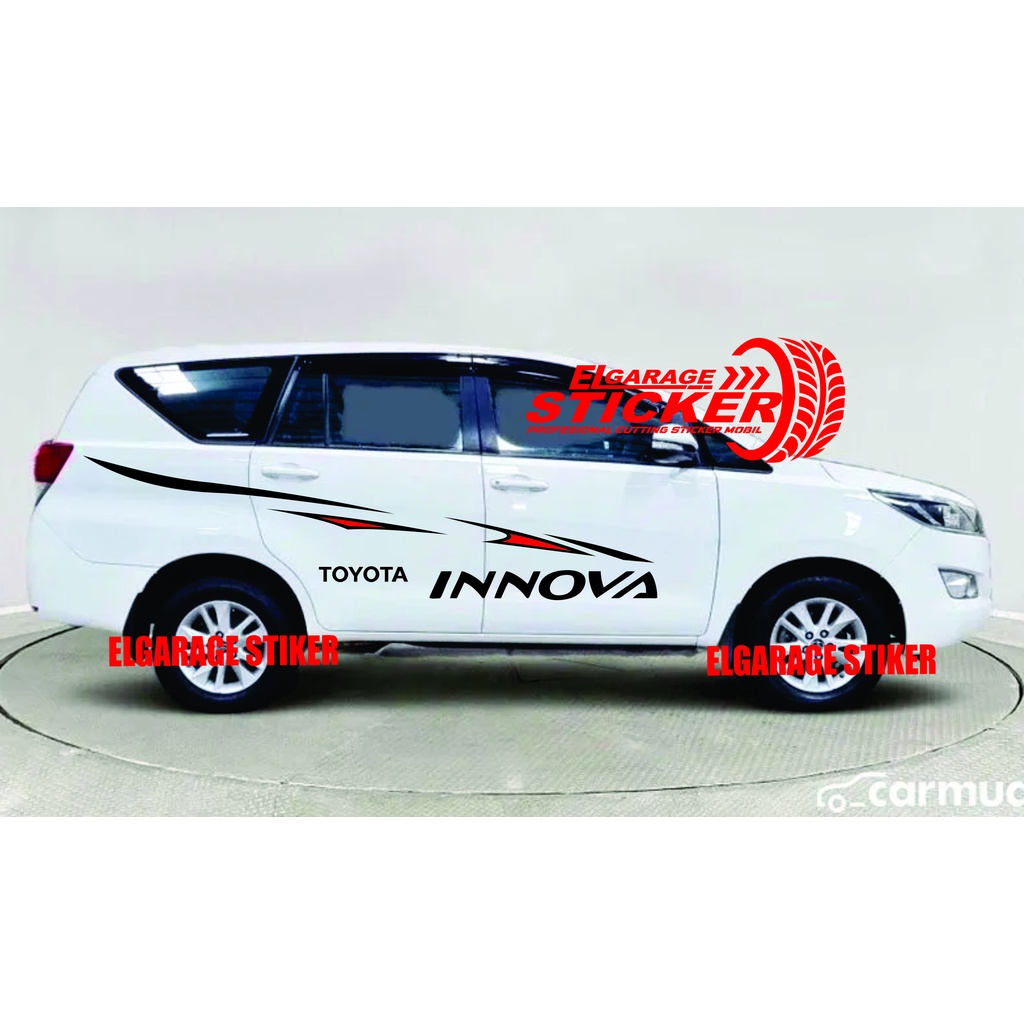 Jual Stiker mobil toyota innova cutting stiker striping body mobil ...