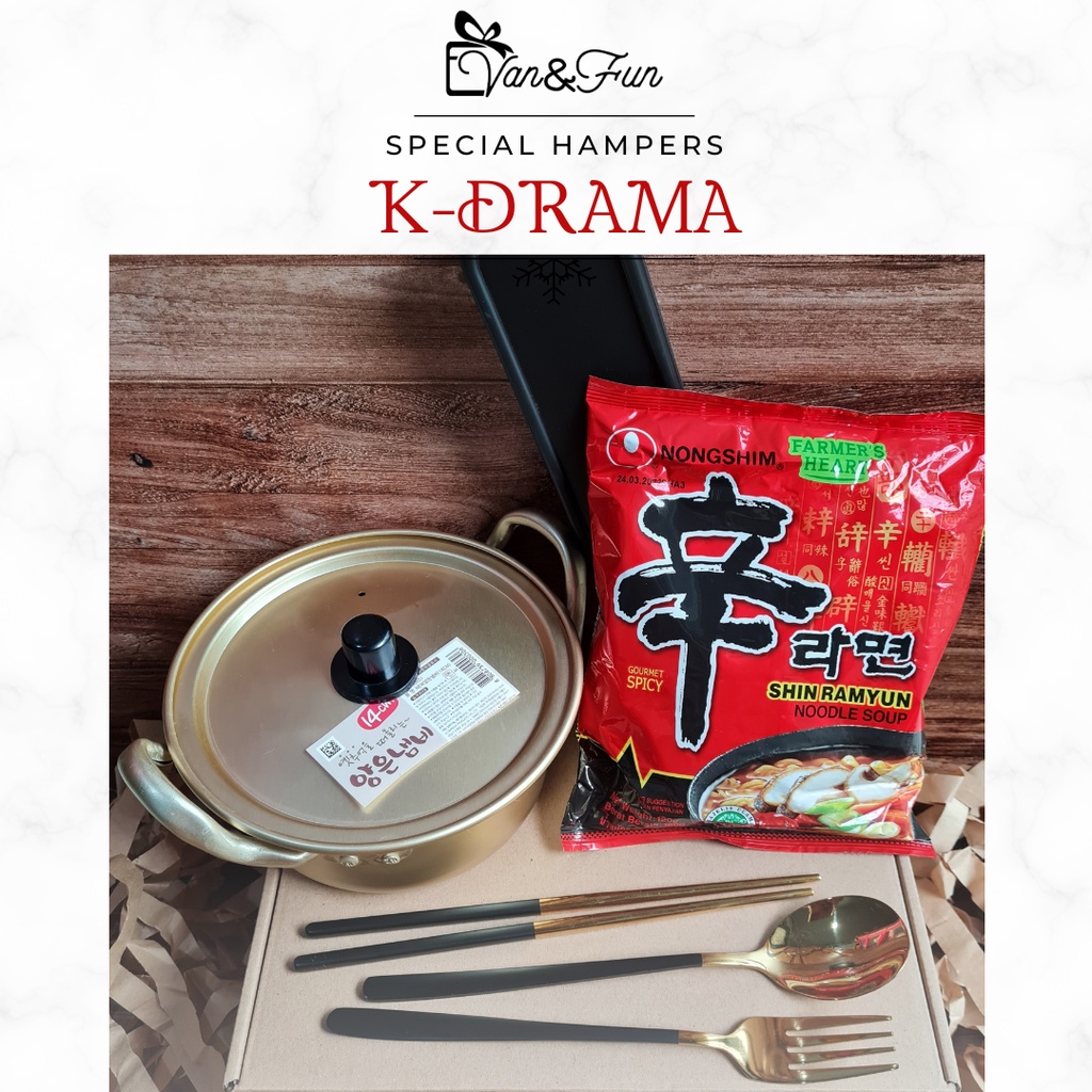 Jual Kdrama Hampers / Panci Ramyun Asli Korea / Ramyeon /Shin Ramyun ...