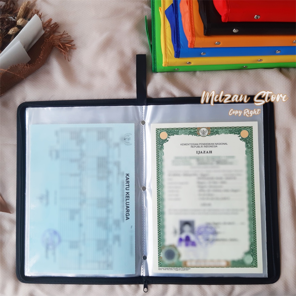 Jual Map Dokumen Anti Air Resleting isi 40 Lembar / Map Ijazah / Map ...