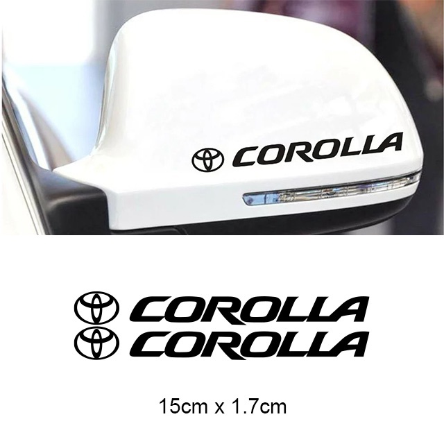Jual Stiker Spion Mobil Toyota Corolla - Car Decal Sticker | Shopee ...