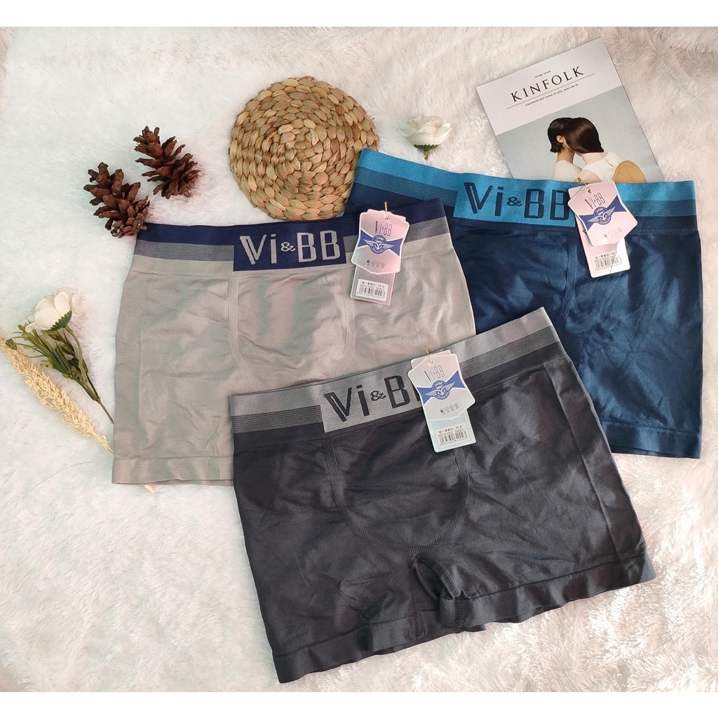 Jual ( 3PCS ) CD BOXER PRIA / Celana dalam boxer pria VIBB | Shopee ...