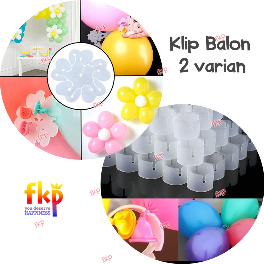 Jual Klip Balon Bunga / Klip Balon Anulus | Shopee Indonesia