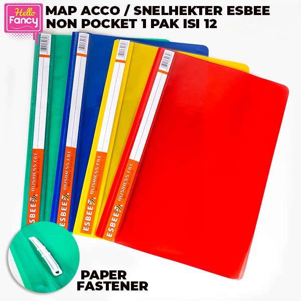 Jual Map Acco Non Pocket F4 1 Pak Isi 12 Map Snelhekter Business