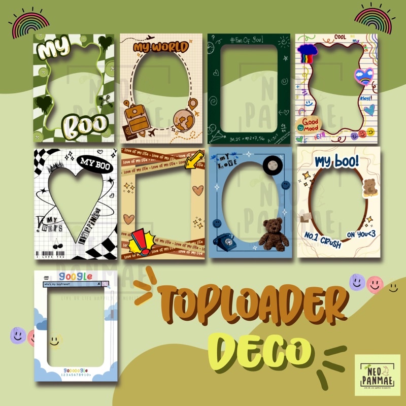 Jual TopLoader Deco Photo Card Holder PC POCAHOL CAHOL (Handmade ...
