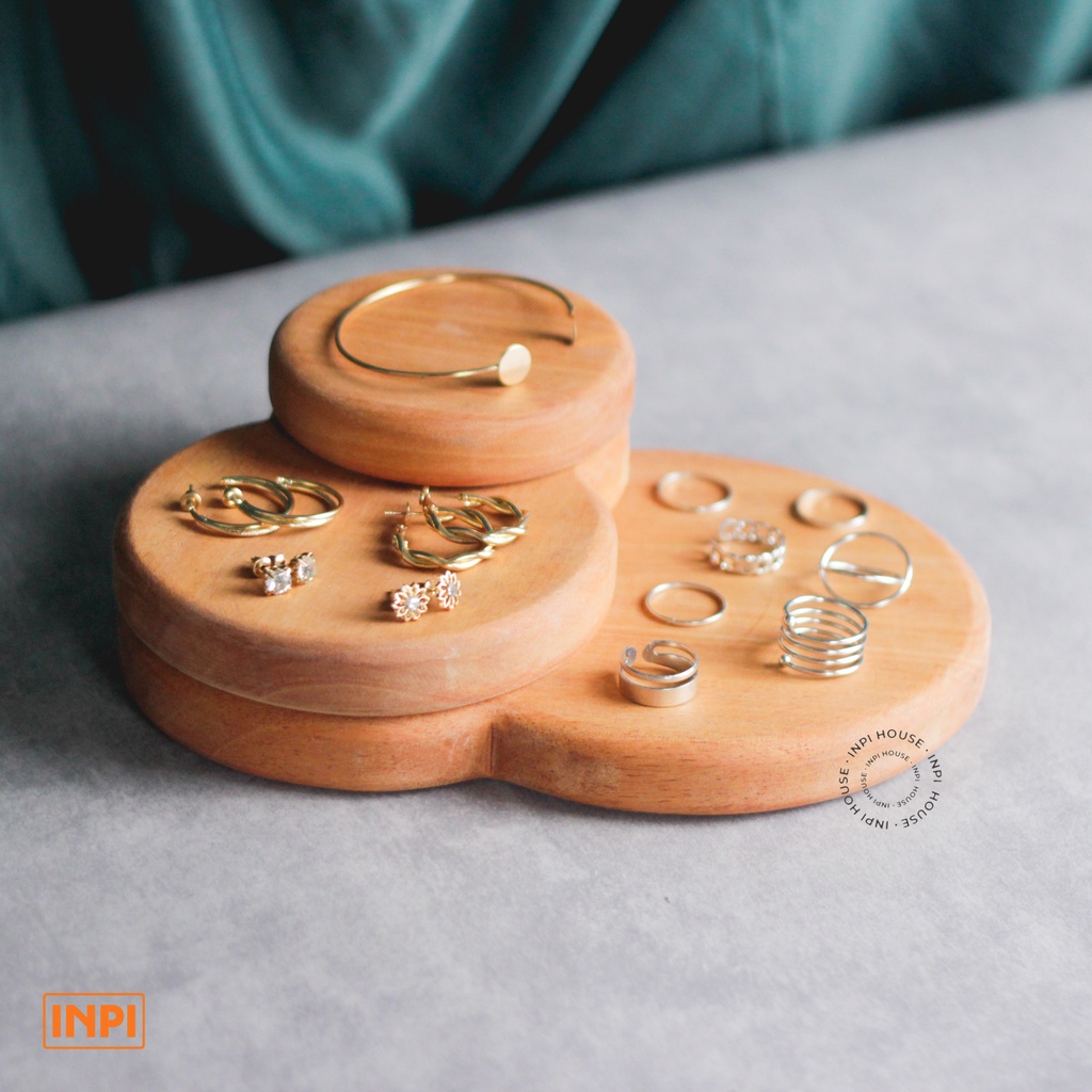 Jual Display Jewelry Alas Kayu Pajangan Perhiasan Aksesoris - INPI ...