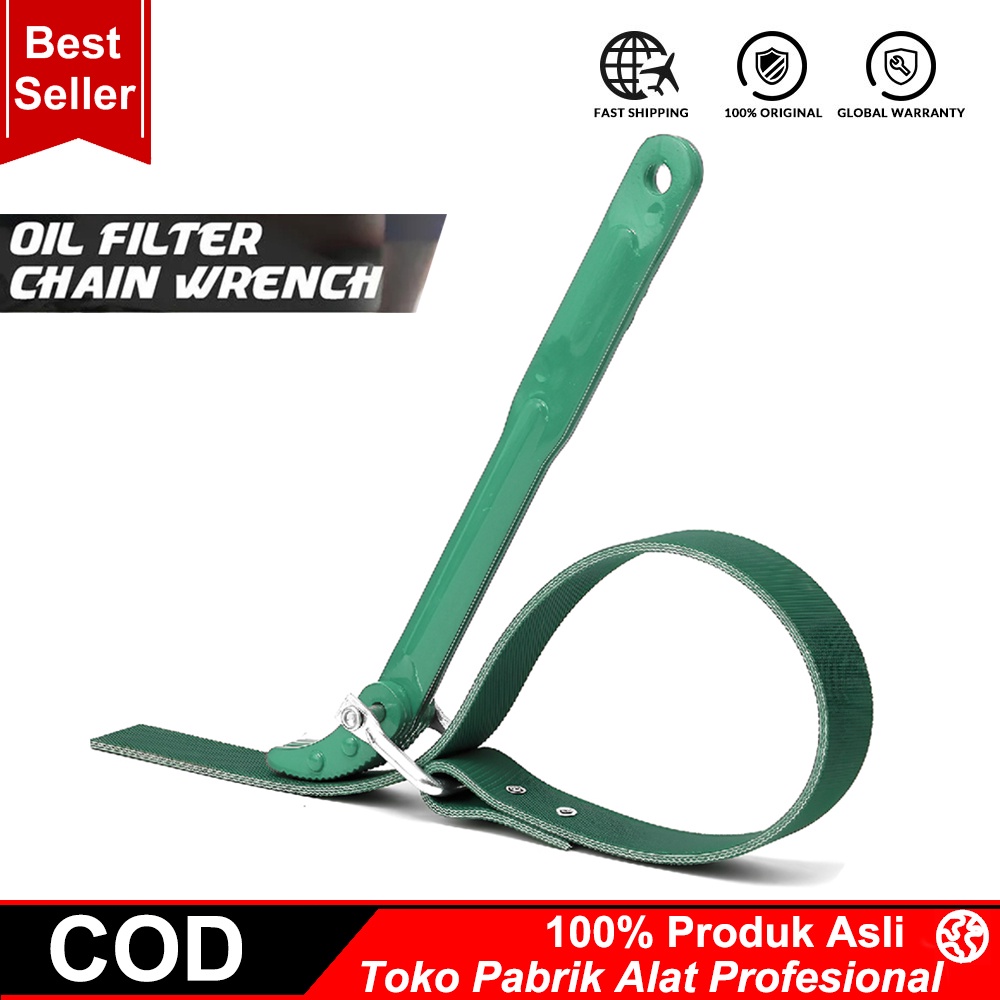Jual Kunci Oli Filter Kulit Sabuk 9" 12" Kunci Pembuka Filter Oli Mobil ...