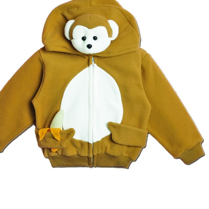 Jual ☆ Jaket Bayi/Anak Karakter MONKEY lucu | Shopee Indonesia