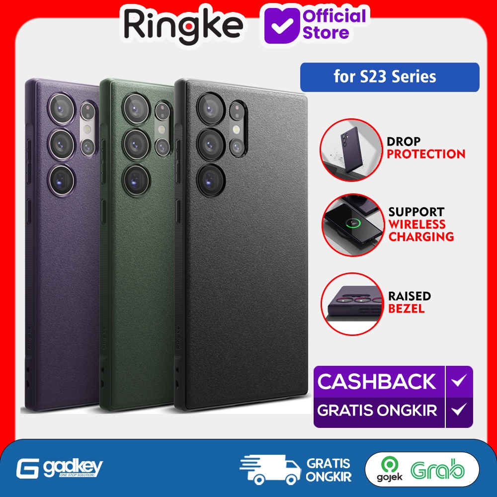 Jual Case Samsung Galaxy S23 Ultra / S23 Plus / S23 5G Ringke Onyx Soft ...