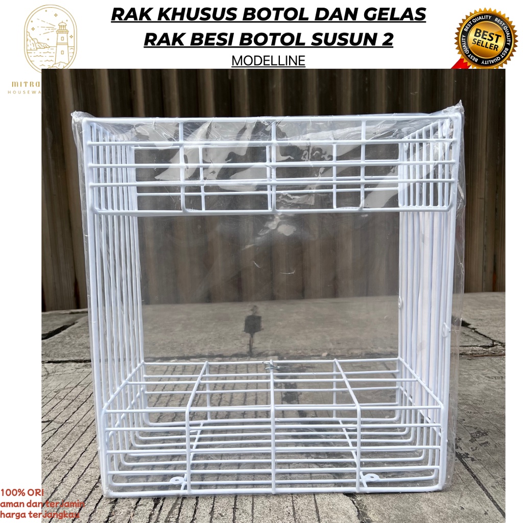 Jual NEW!! RAK BOTOL MODELLINE / STACK BOTTLE RACK / RAK BOTOL SUSUN 2 ...