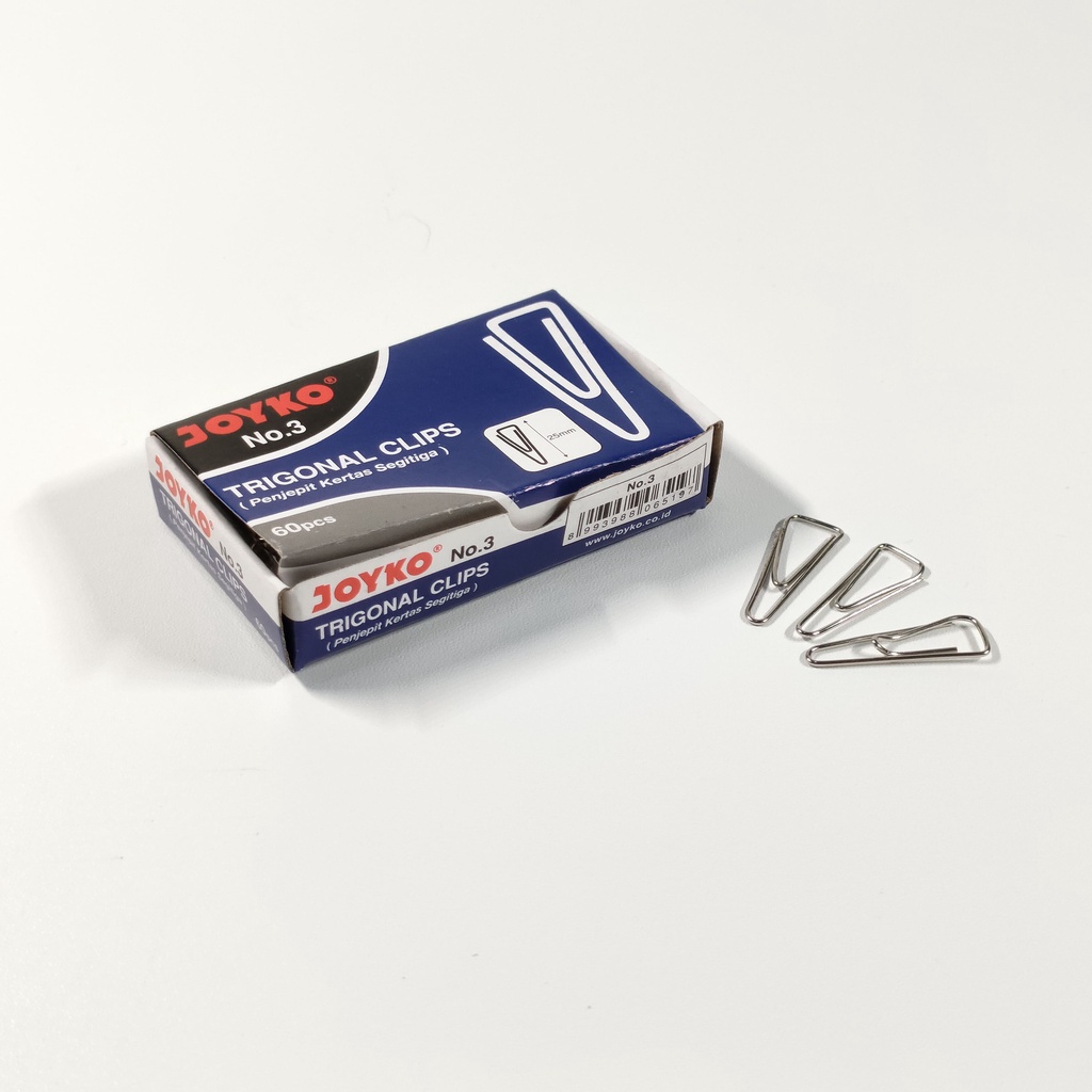 Jual Joyko Paper Clips No.3 Trigonal Clips | Shopee Indonesia