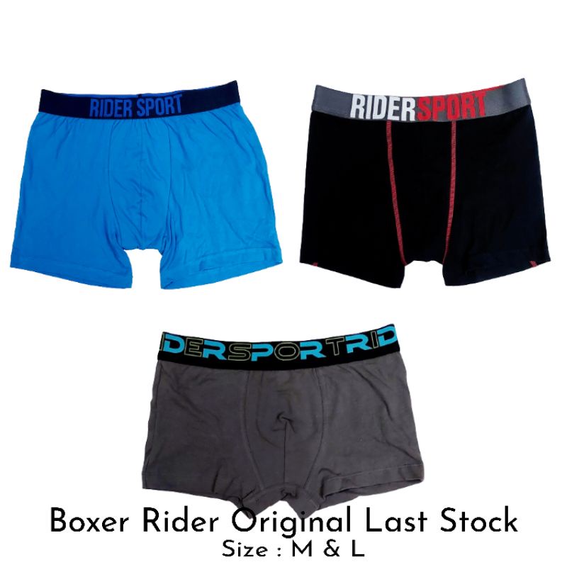 Jual BOXER PRIA RIDER SPORT ORIGINAL | Shopee Indonesia