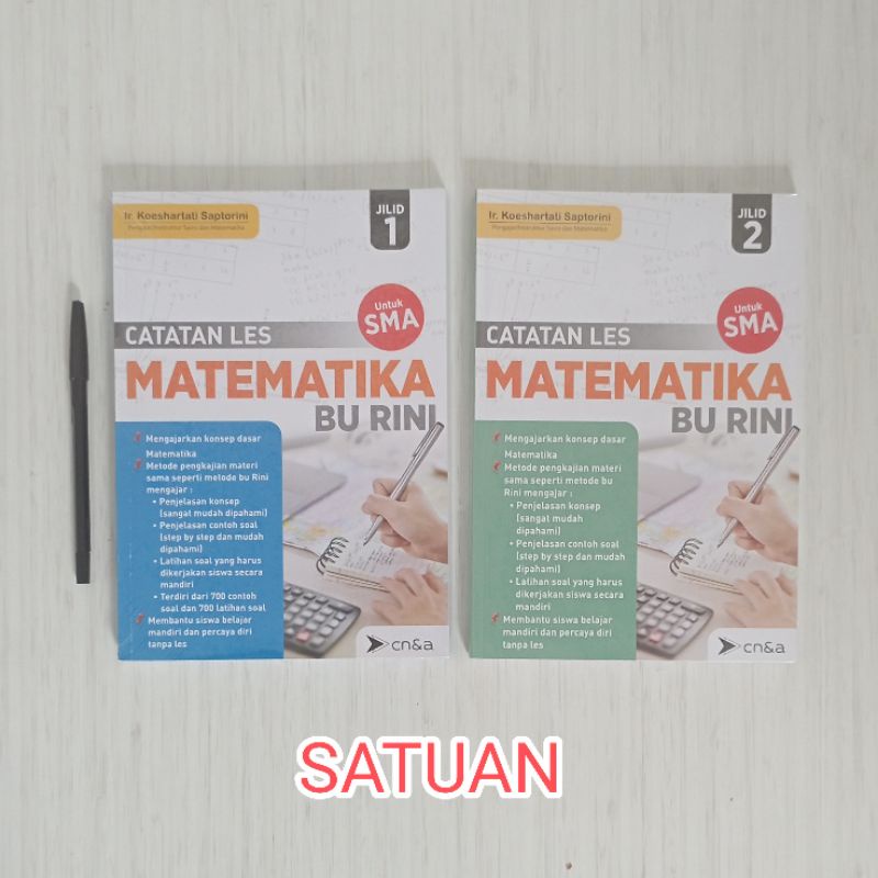 Jual Catatan Les Matematika Bu Rini Untuk SMA | Shopee Indonesia