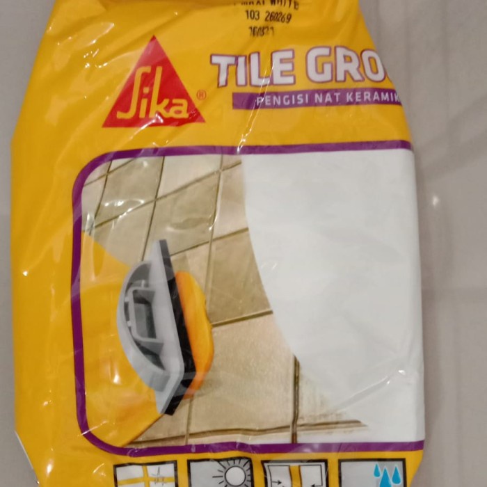 Jual (:(:(:(] SIKA Tile Grout MAXI White / Super White ( PengisiNat ...