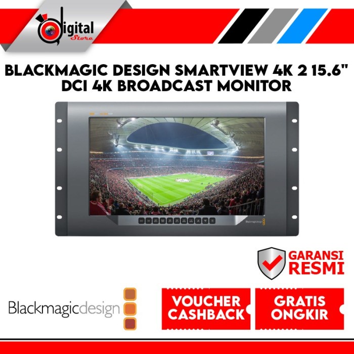 Jual BLACKMAGIC DESIGN SMARTVIEW 4K 2 15.6" DCI 4K BROADCAST MONITOR #ORIGINAL | Shopee Indonesia
