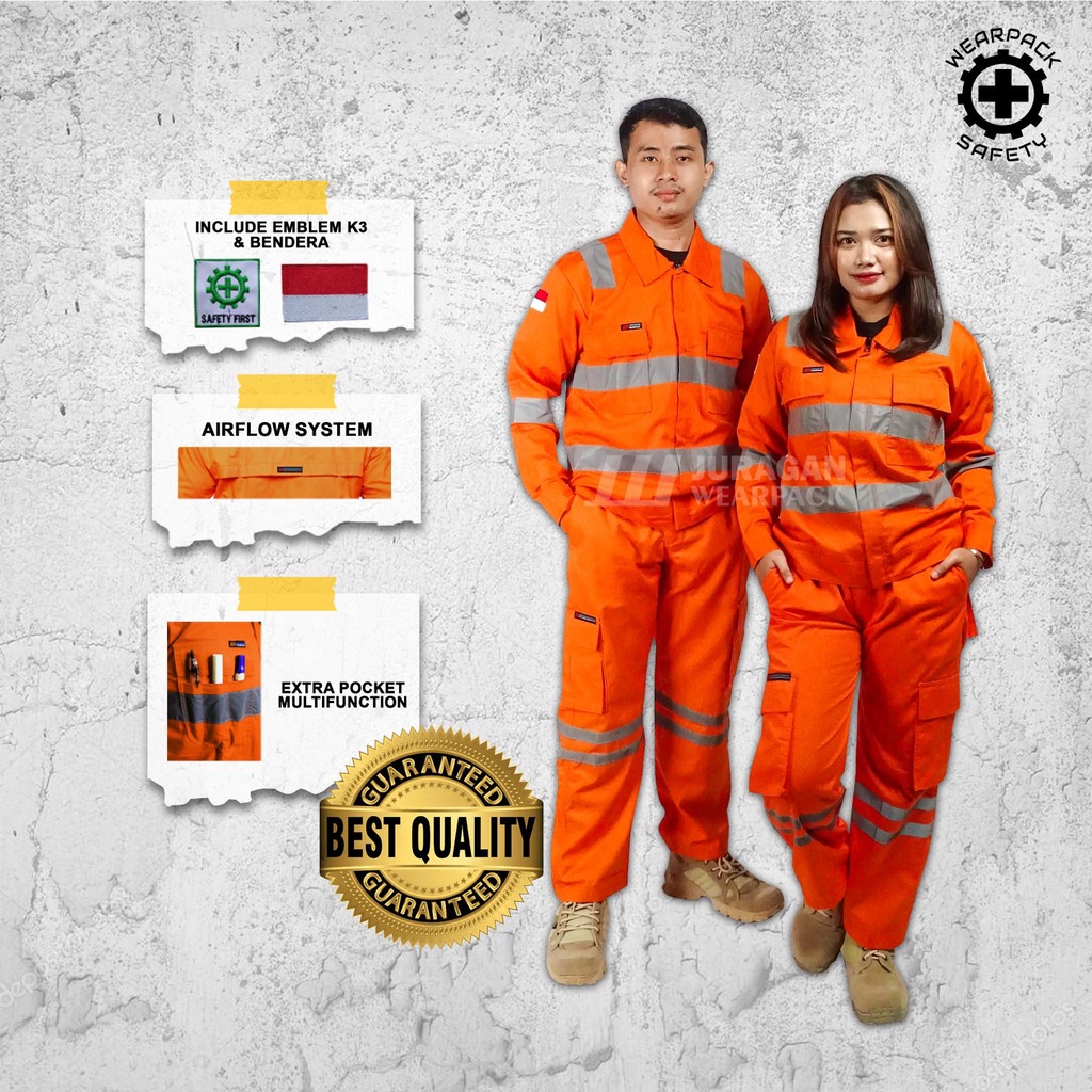 Jual Wearpack Kerja Set / Baju Wearpack Safety Setelan/ Wearpack Safety ...