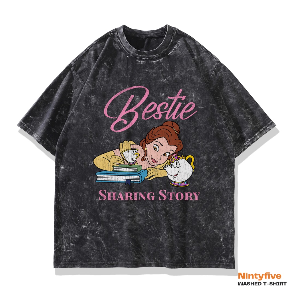 Jual Baju Princess Belle And Bestie Oversize Washing Style | Shopee ...