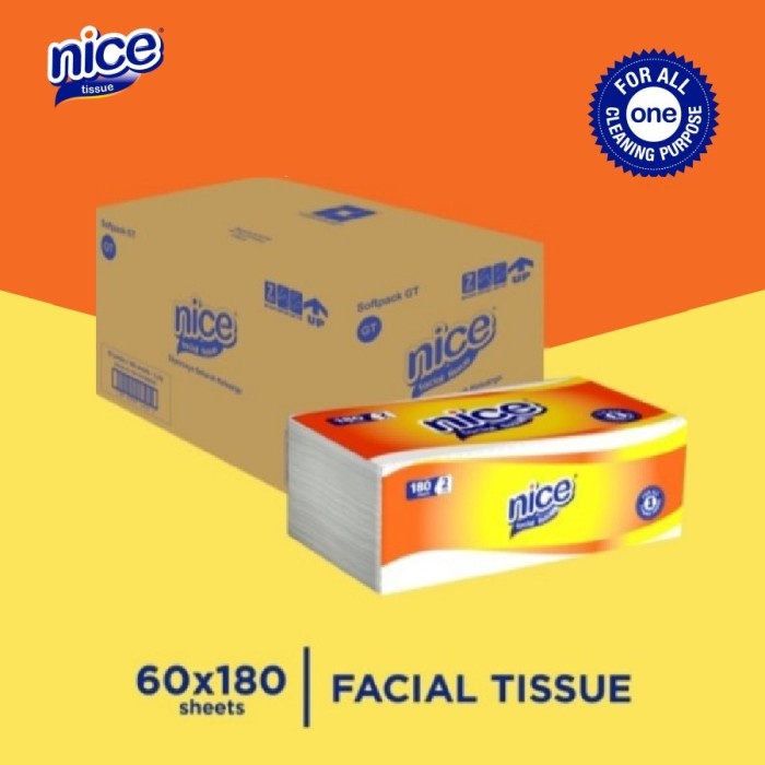 Jual tissu tissue tisu nice 1 kardus 60pcs 180s | Shopee Indonesia