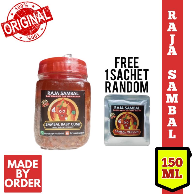 Jual RAJA SAMBAL / Sambal Cumi Sambel Baby Cumi Mercon buatan Rumahan ... Jual RAJA SAMBAL / Sambal Cumi Sambel Baby Cumi Mercon buatan Rumahan ...