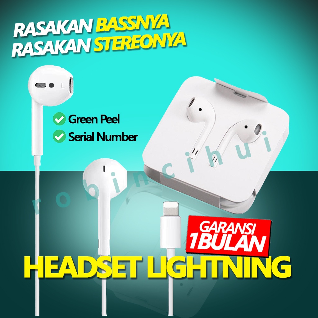 Jual HEADSET LIGHTNING - HEADSET GAMING - HEADSET STEREO - HEADSET ...