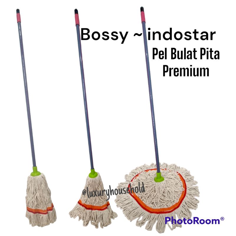 Jual Pel lantai Bossy Indostar/Pel katun otomatis / mop bahan katun ...