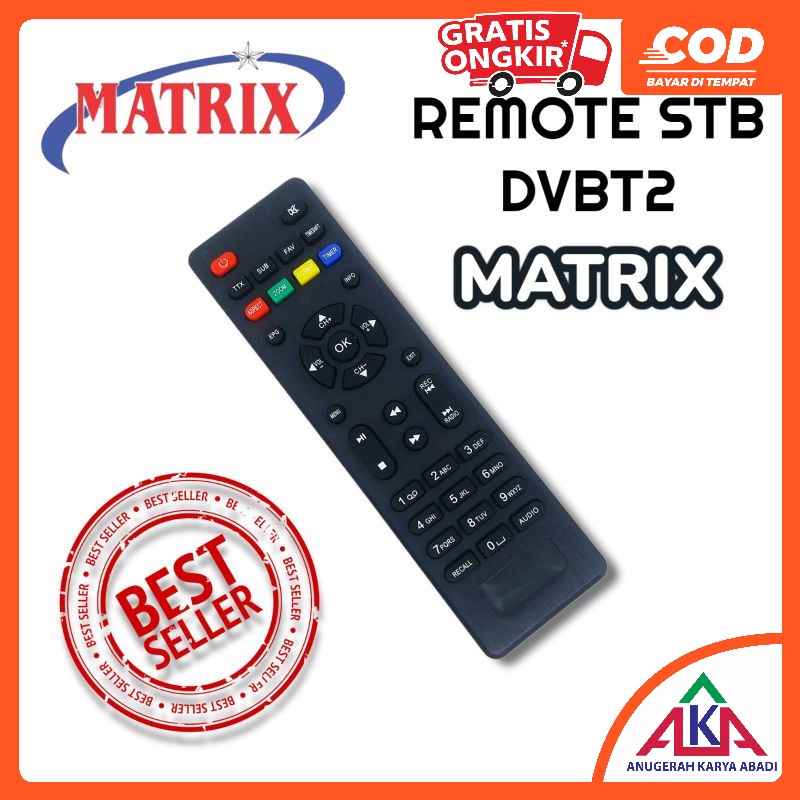 Jual Remote STB Set Top Box MATRIX Apple Remot STB Matrix Merk AKKO ...
