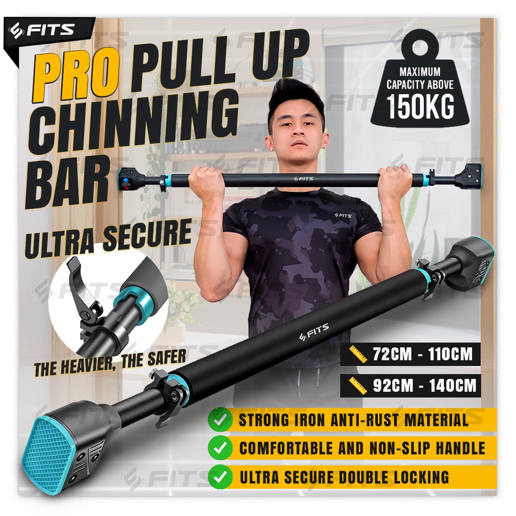 Jual SFIDN FITS PRO Pull Up Chinning Bar | Tiang Pull Up Multi Size ...
