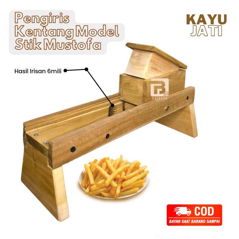 Jual Pengiris Model Stik Mustofa / Pemotong Kentang / Pengiris Kentang ...