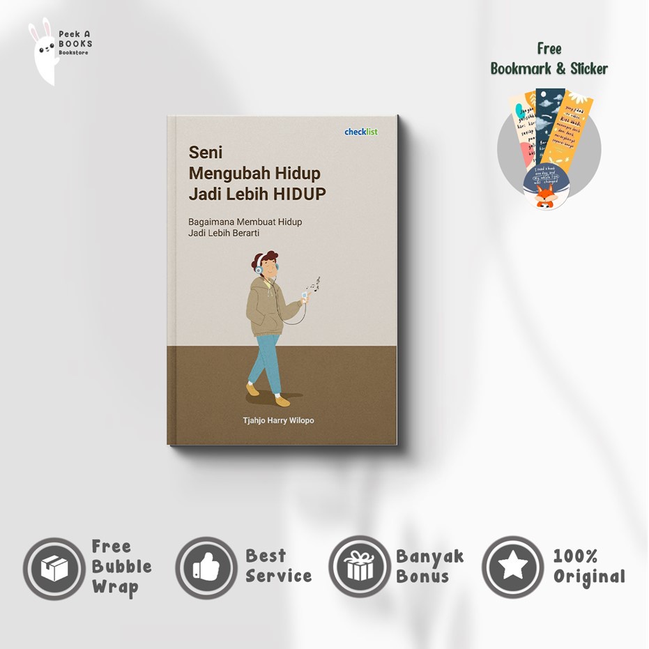 Jual Self-Improvement | Buku Seni Mengubah Hidup Jadi Lebih Hidup | Checklist | Shopee Indonesia