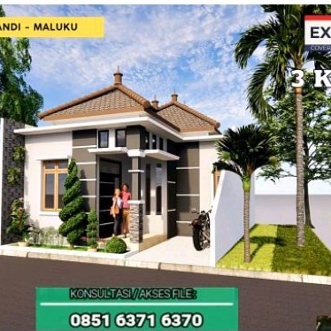 Jual Desain rumah hotel video 3D eksterior + interior +denah + RAB ...