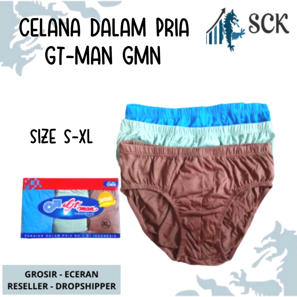 Jual [ISI 3] CD Pria GT-Man GMN Bahan Katun Polyester / Celana Dalam ...