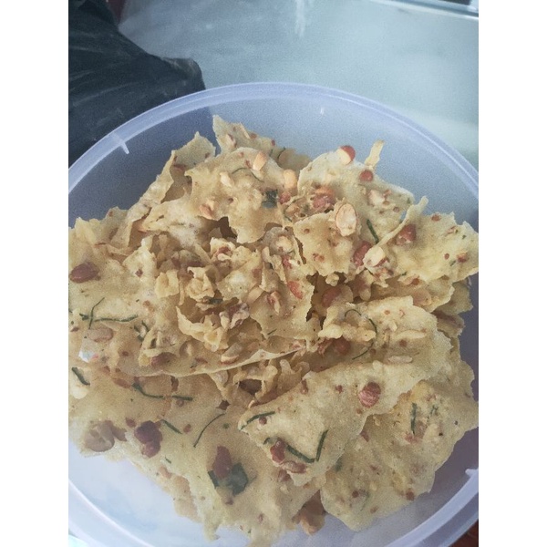 Jual Aneka Peyek gurih renyah Bu Sari toples 5 liter, hari ini bisa ...