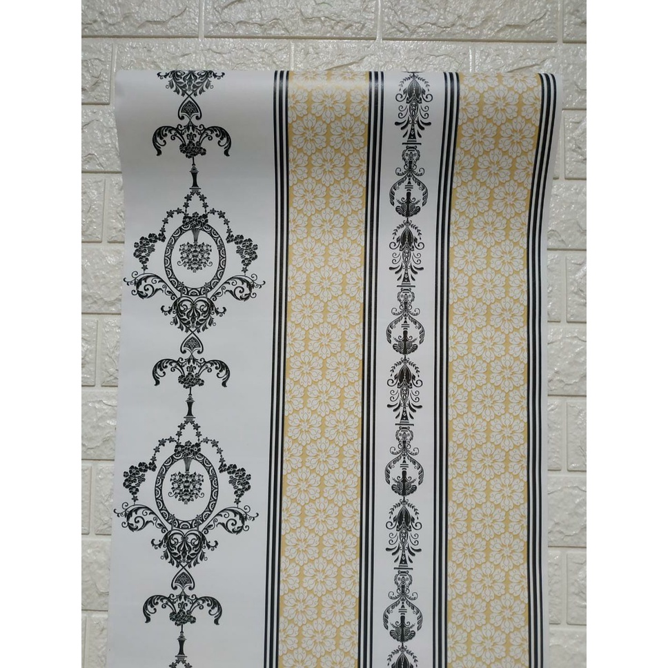 Jual Wallpaper Stiker Dinding Motif Batik Salur Best Seller 45CM x 8M High Quality | Shopee ...