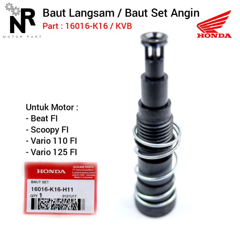 Jual Baut Langsam BAUT Setelan Angin Set Kode K16 Baut Beat FI Baut ...