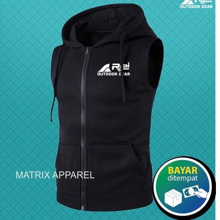 Jual Menarik Rompi Pria REI Bahan Fleece Hoodie Zipper Premium Exlusive ...