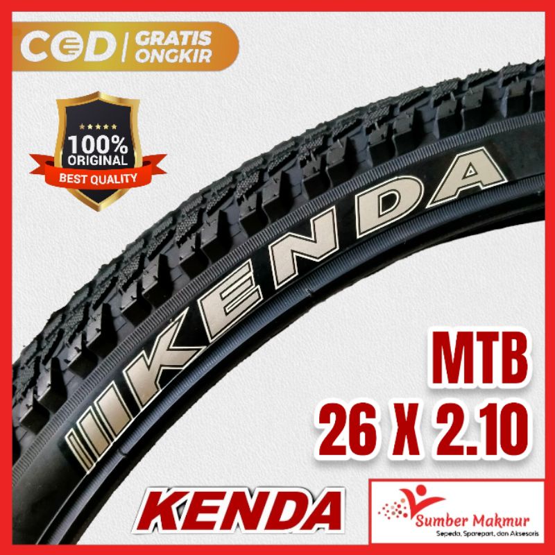 Jual Ban Luar Sepeda Kenda Ukuran 26 X 2.10 MTB Gunung Dewasa Kualitas Terbaik | Shopee Indonesia